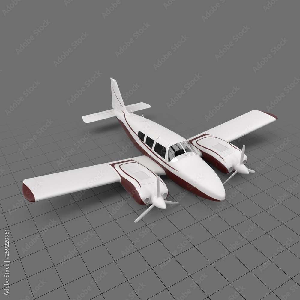 Personal aircraft Stock 3D asset | Adobe Stock