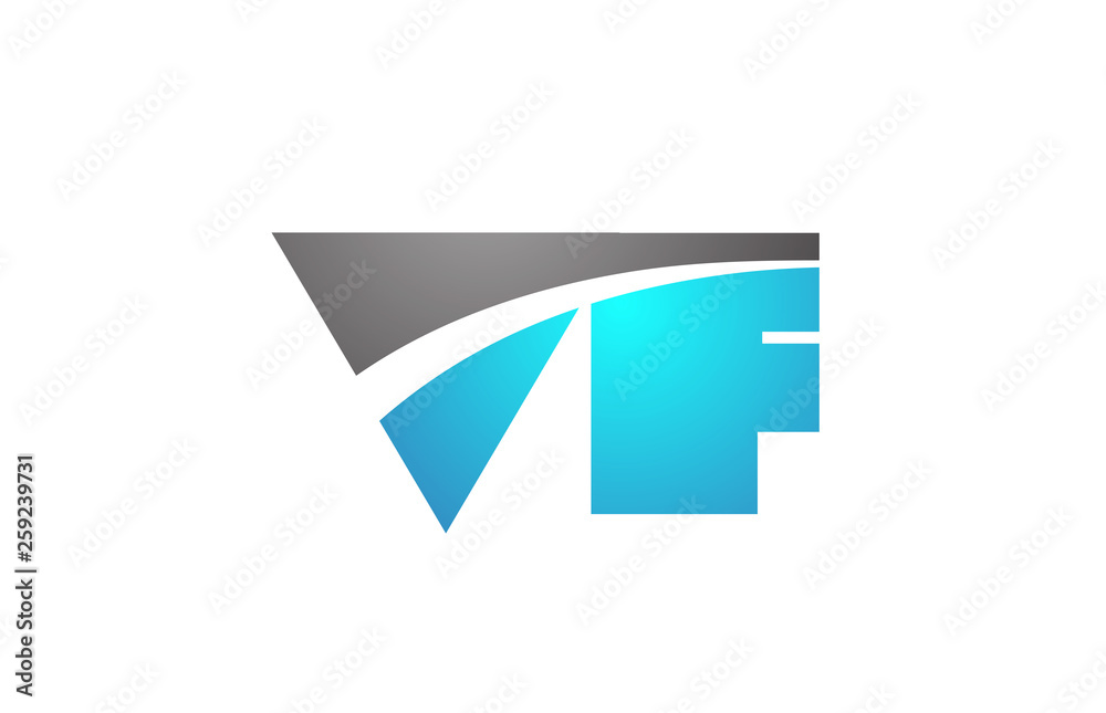alphabet letter vf v f logo company icon design Stock Vector | Adobe Stock