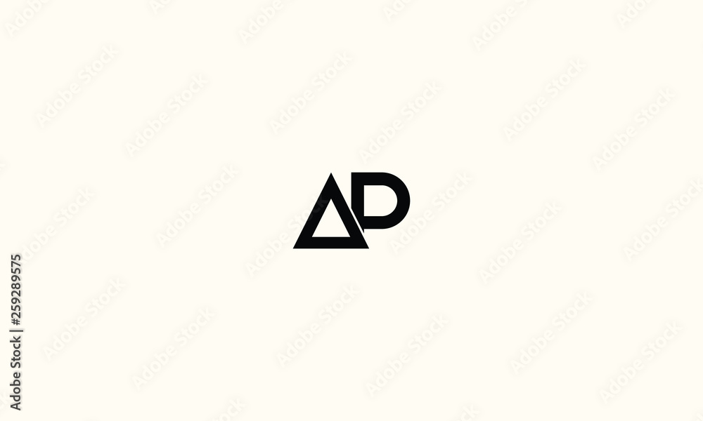 LETTER A AND P LOGO FOR LOGO DESIGN OR ILLUSTRATION USE Stock Vector ...