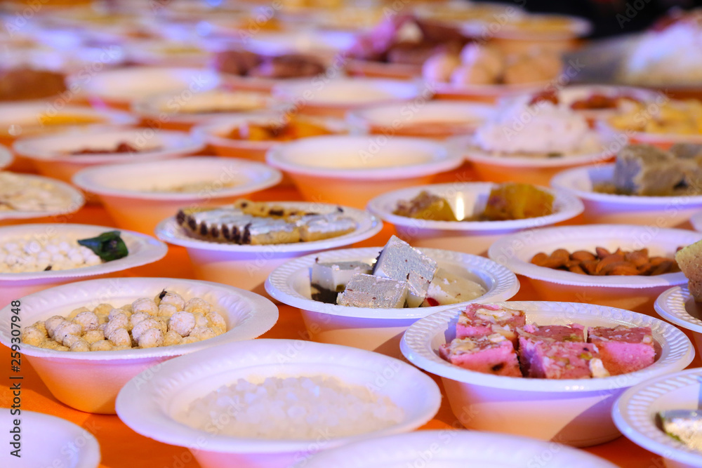 offring of sweets and other material to god - indian rituals of bhog ...
