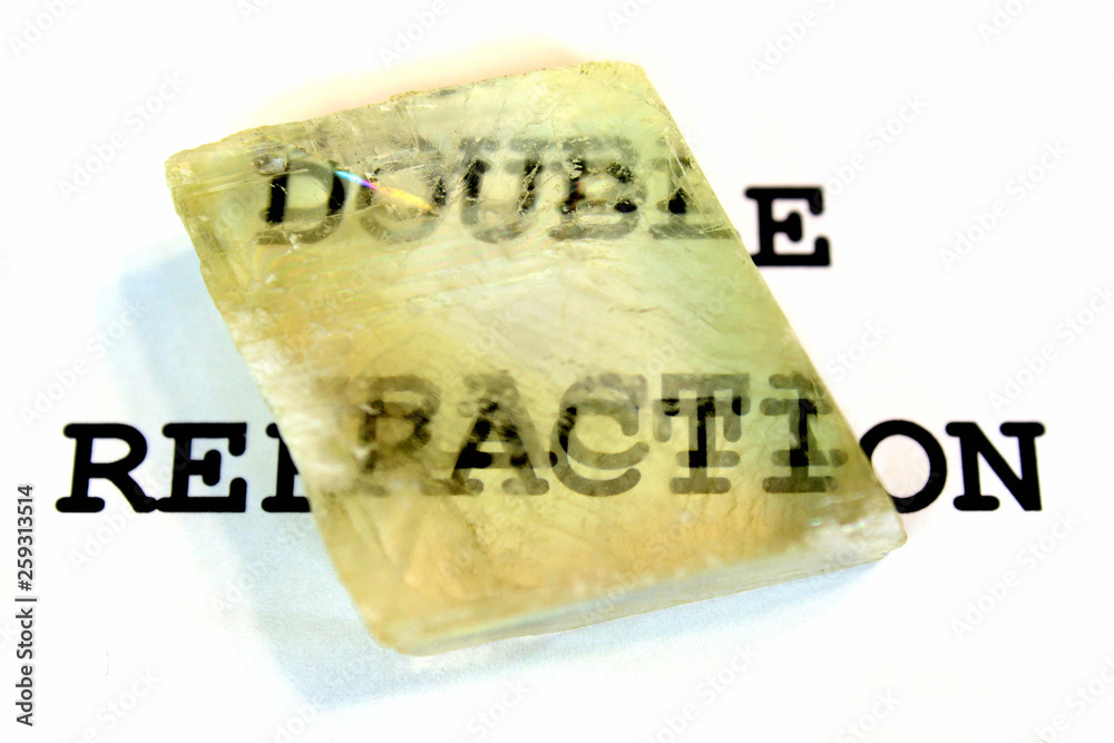Calcite Double Refraction