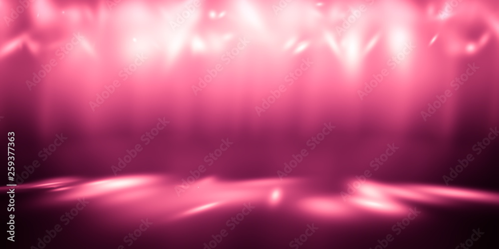 perspective floor backdrop pink room studio with light purple gradient ...
