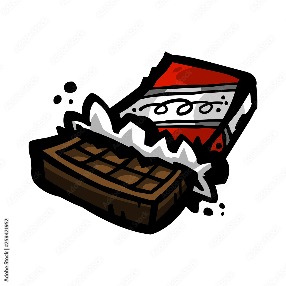 Animated Chocolate Candy Bars