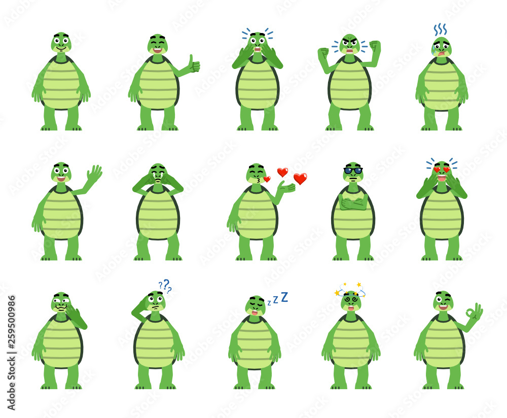 Laughing Turtle Cartoon