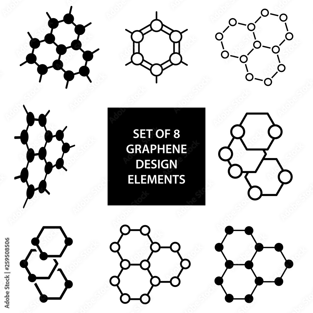 Graphene Stock Vector | Adobe Stock