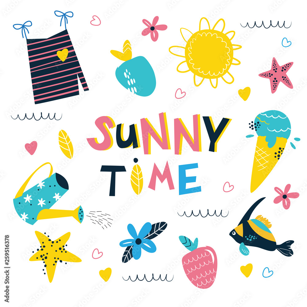Sunny Clothes Clipart