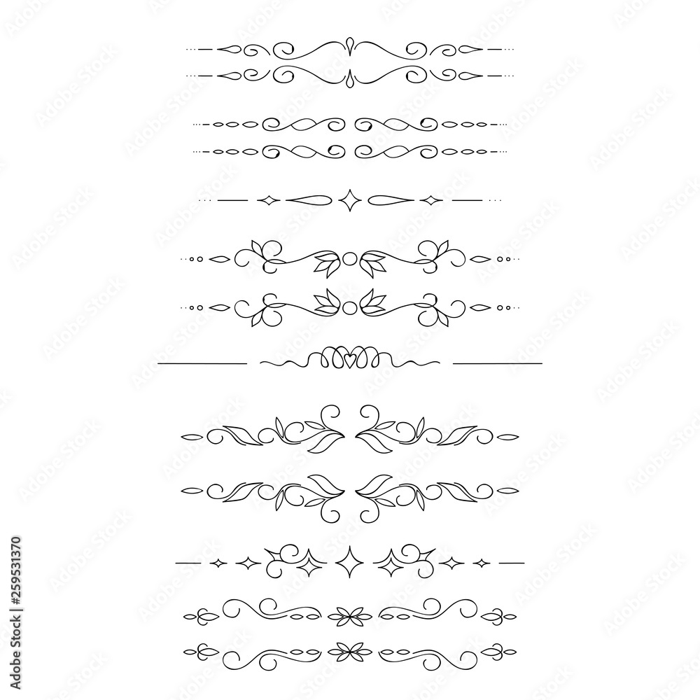 Poster set of borders – Wall Art | UkPosters