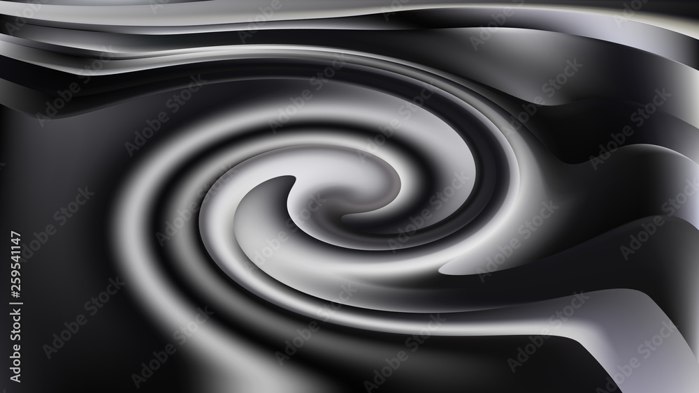 Black and Grey Swirl Background Texture Stock Illustration | Adobe Stock