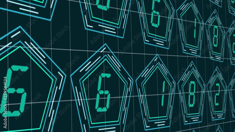 Futuristic Technology Interface Computer Data Screen.Futuristic ...