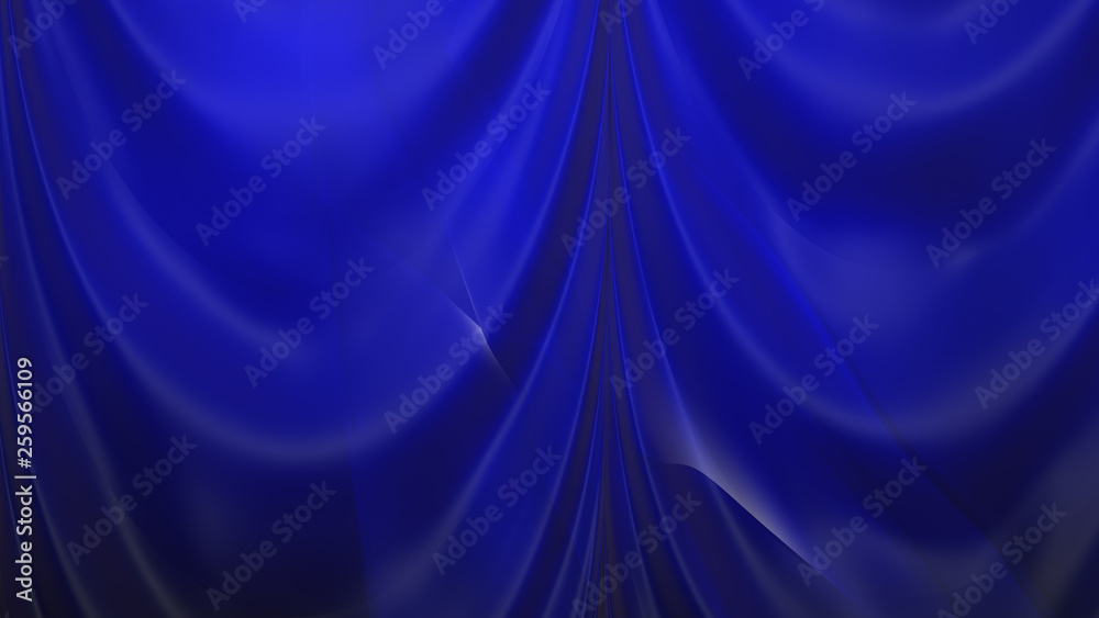 Abstract Royal Blue Curtain Background Stock Illustration | Adobe Stock