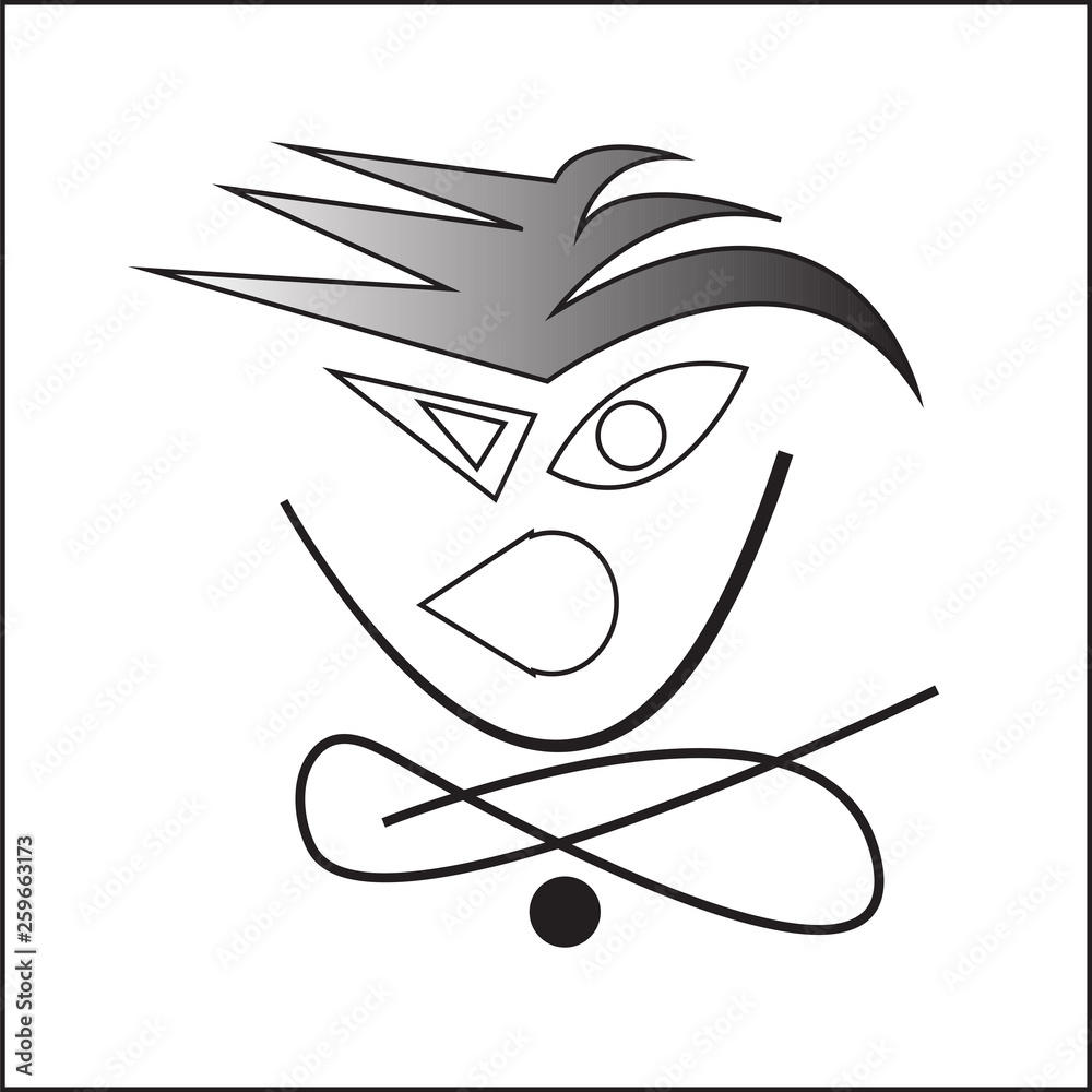 angry face image Stock Vector | Adobe Stock