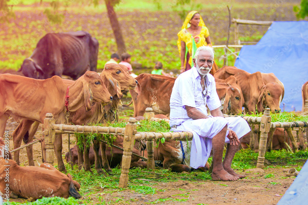 Rural India , Indian farmer Stock Photo | Adobe Stock
