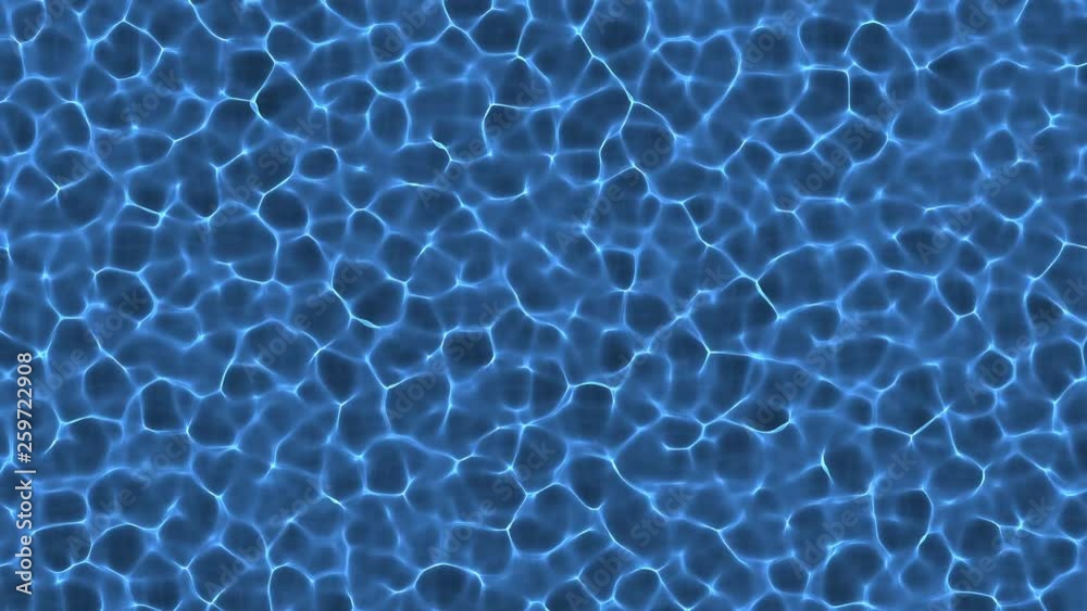 The water calms down.Swimming pool water surface Top view of water ...
