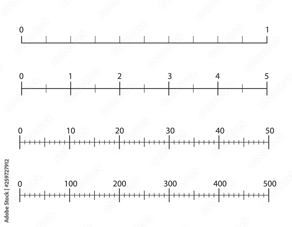 Rulers vector. Measuring tool. Centimeters and inches measuring scale ...