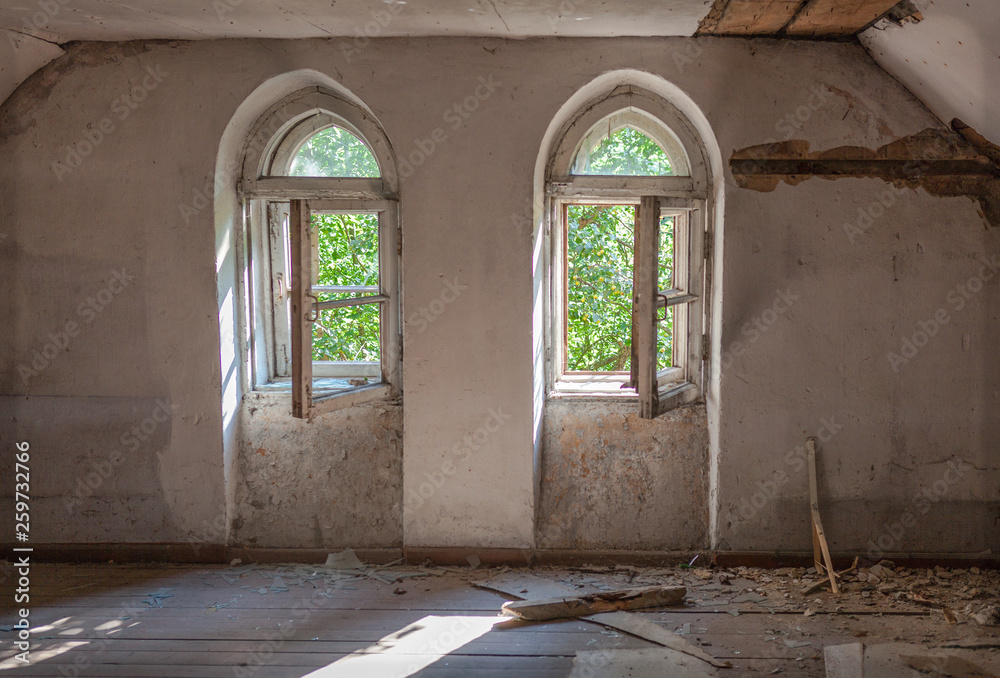 Old Window Inside