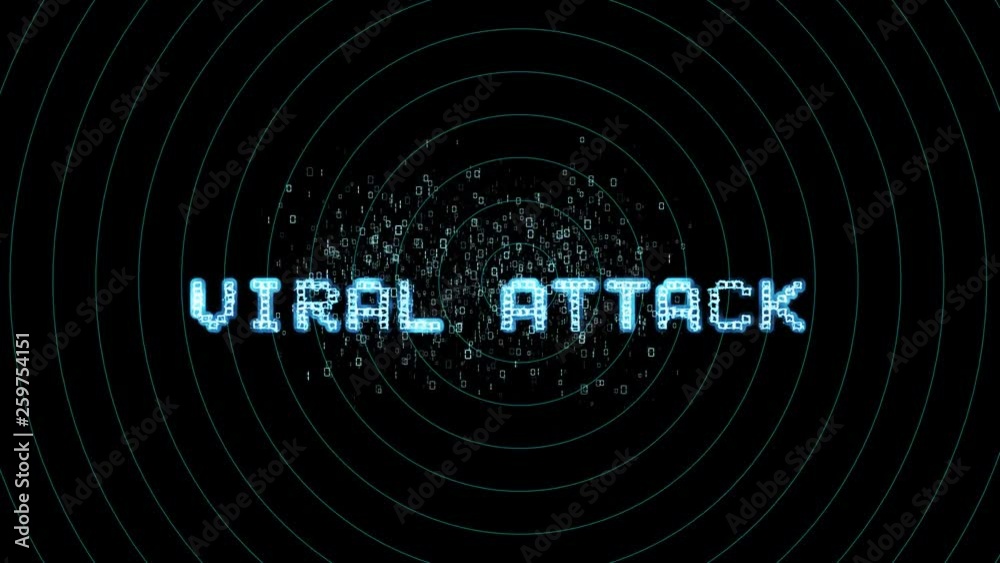 Hacker stealing data, alert text on screen, security breach, system ...