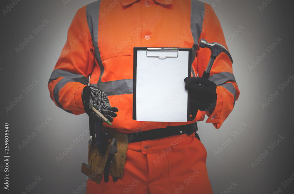 Foto de Building contract. Fix list. Building agreement mockup ...