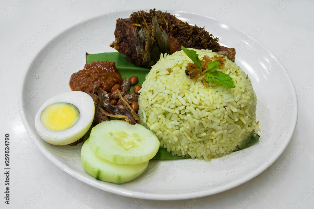 Nasi Lemak is one of the famous traditional malay local food in ...