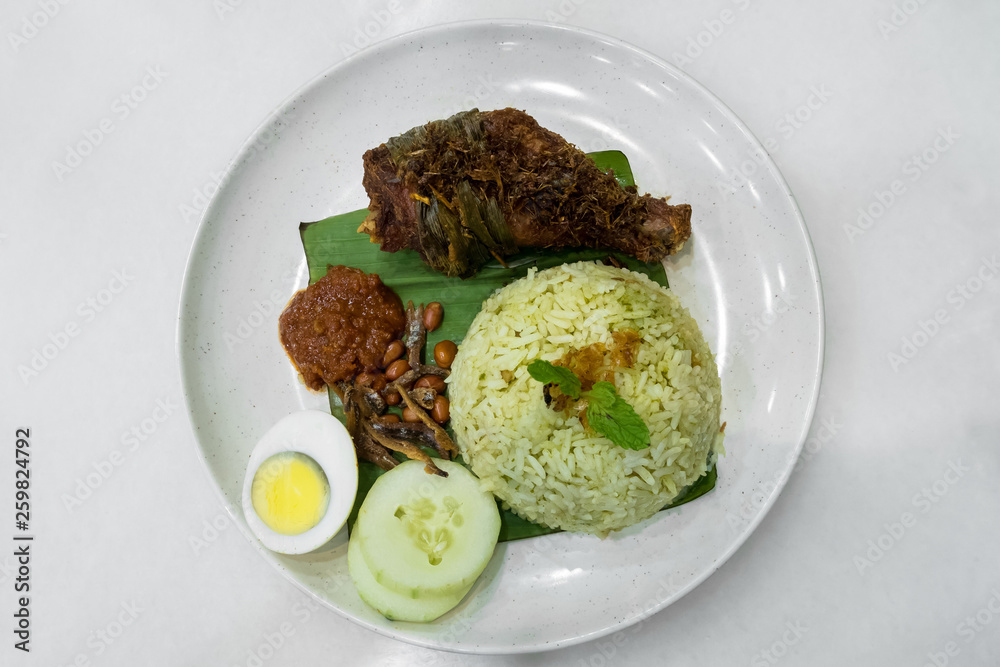 Nasi Lemak is one of the famous traditional malay local food in ...