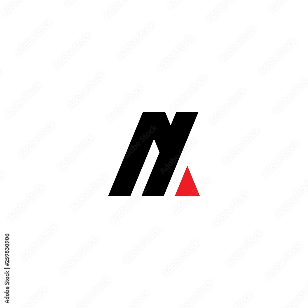 NA logo letter design Stock Vector | Adobe Stock