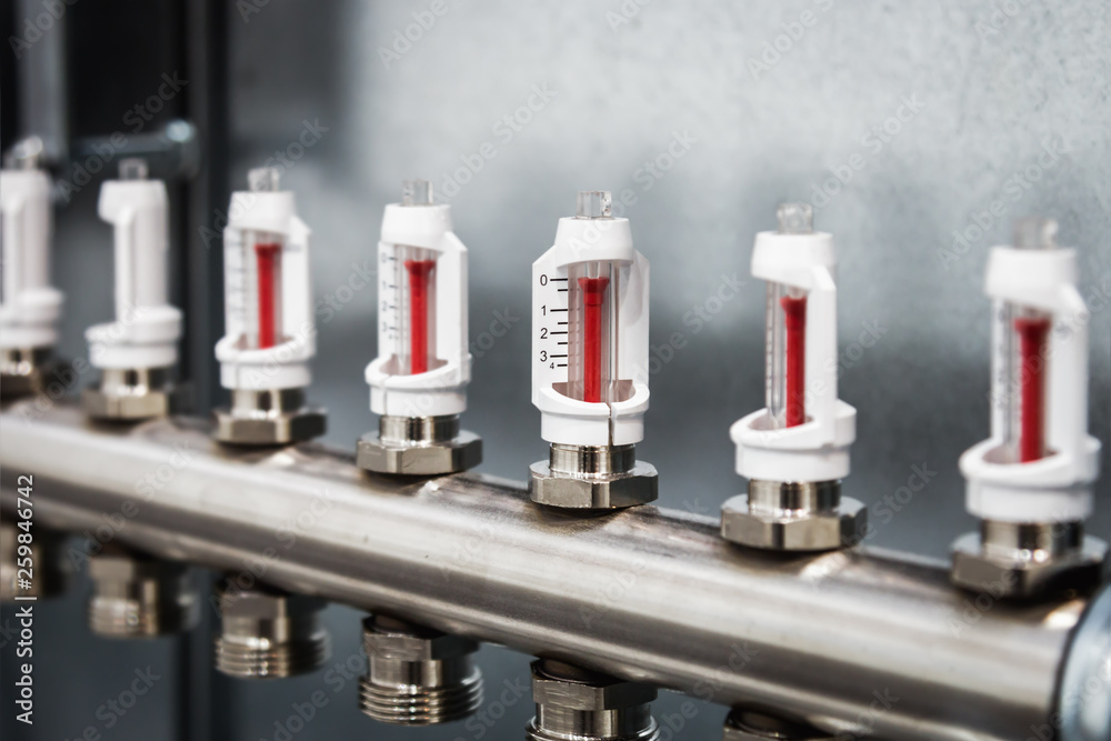 fittings and valve, pipes and adapters. Plumbing fixtures and piping ...