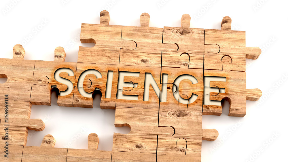 ภาพประกอบสต็อก Complex and confusing science: learn complicated, hard ...