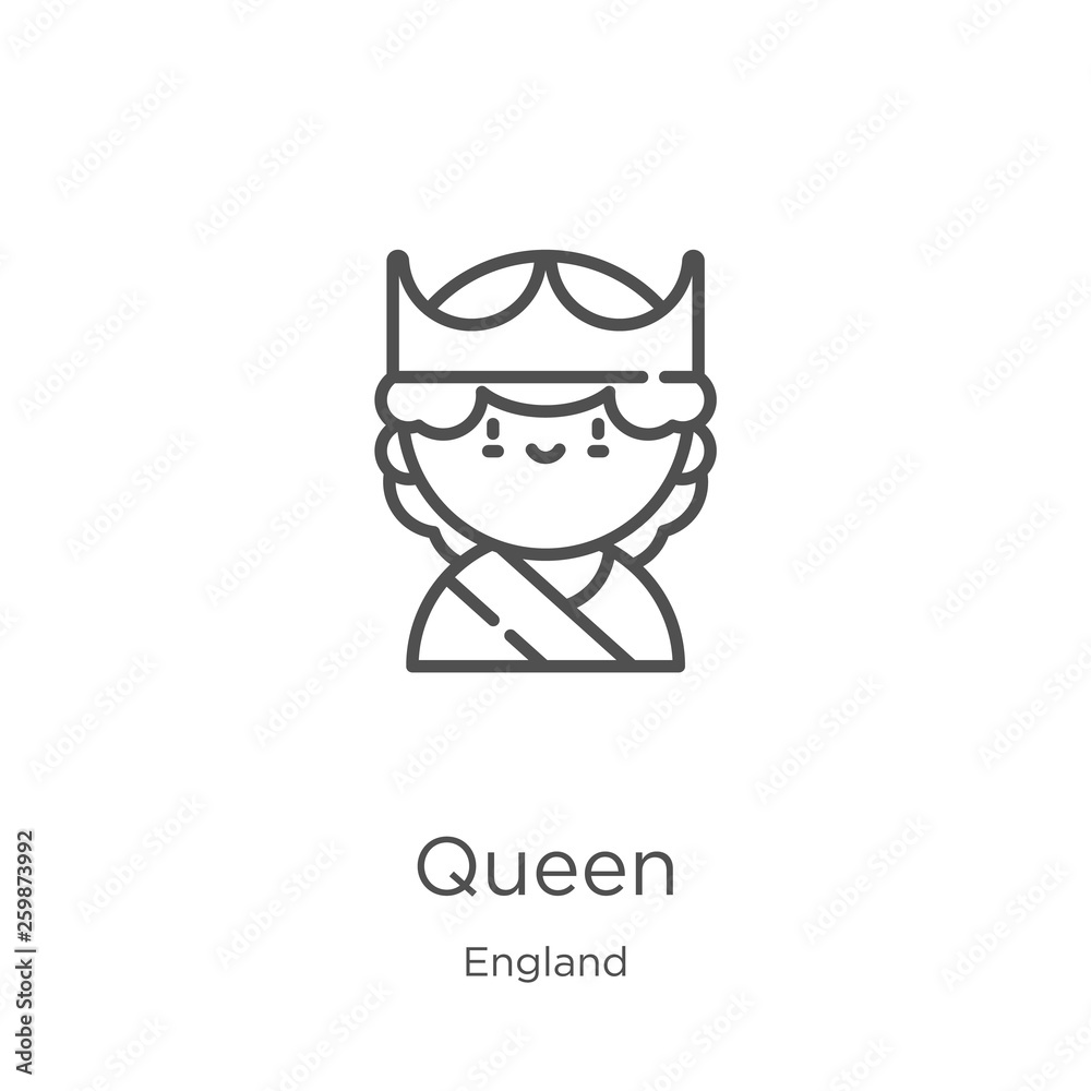 Queen Outline Clip Art