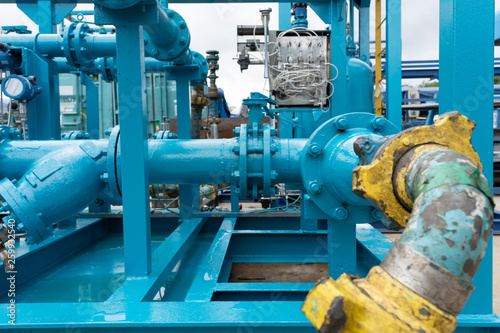 Pressure control valve in oil and gas process and controlled by Program ...