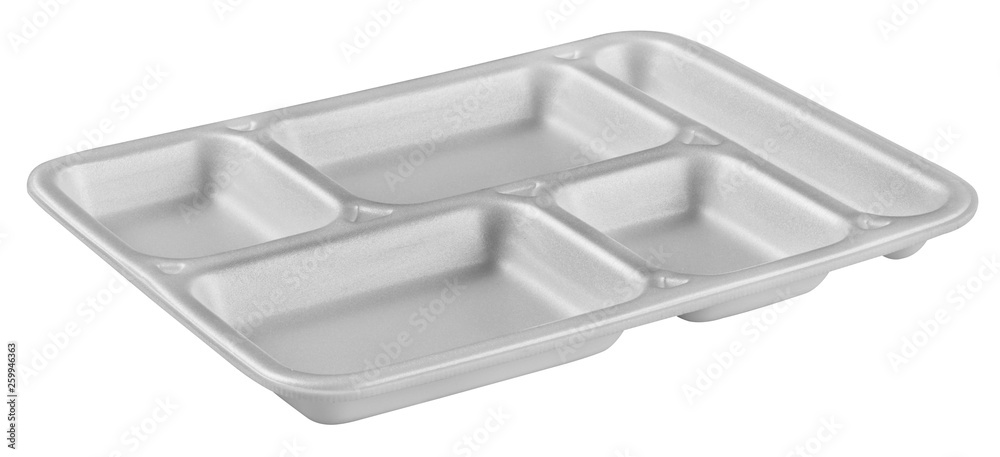 Plastic food tray,Styrofoam food tray isolated on white background ...