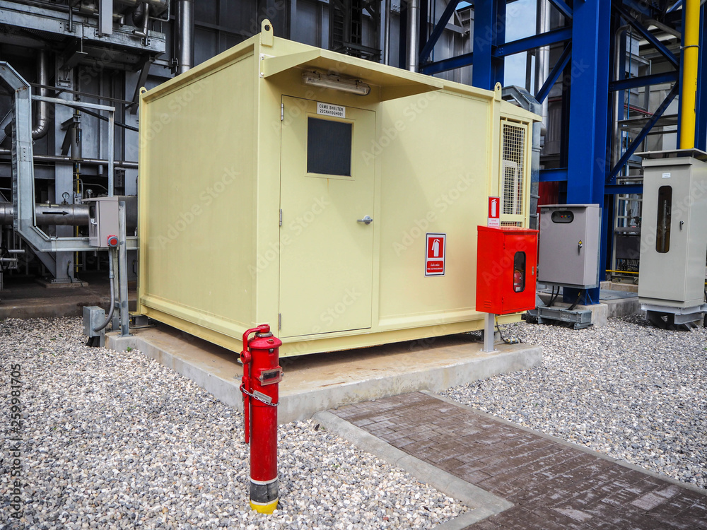 Enclosure of Continuous emission monitoring system in power plant ...