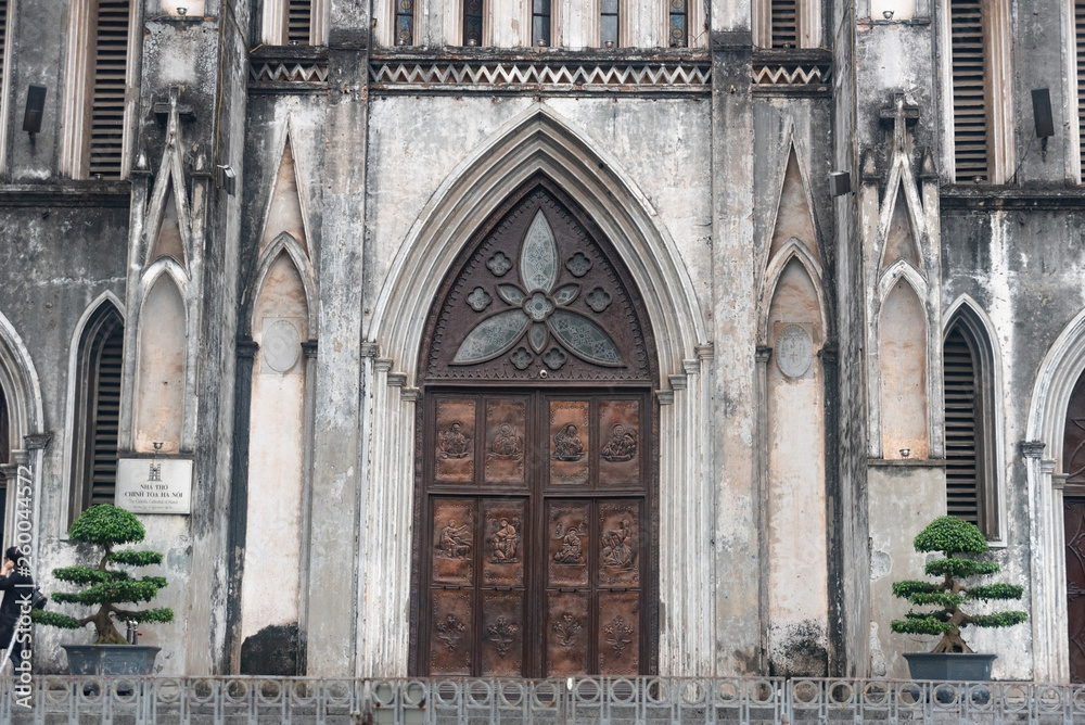 Vietnam Hanoi St Joseph's Cathedral is a Gothic Revival church of the ...