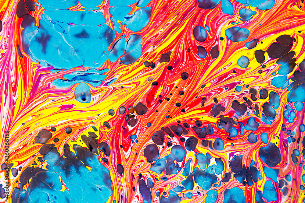 Beautiful abstract painting is a painting technique Ebru .Turkish Ebru ...