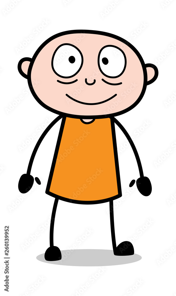 Smiling Face - Cartoon thief criminal Guy Vector Illustration Stock ...