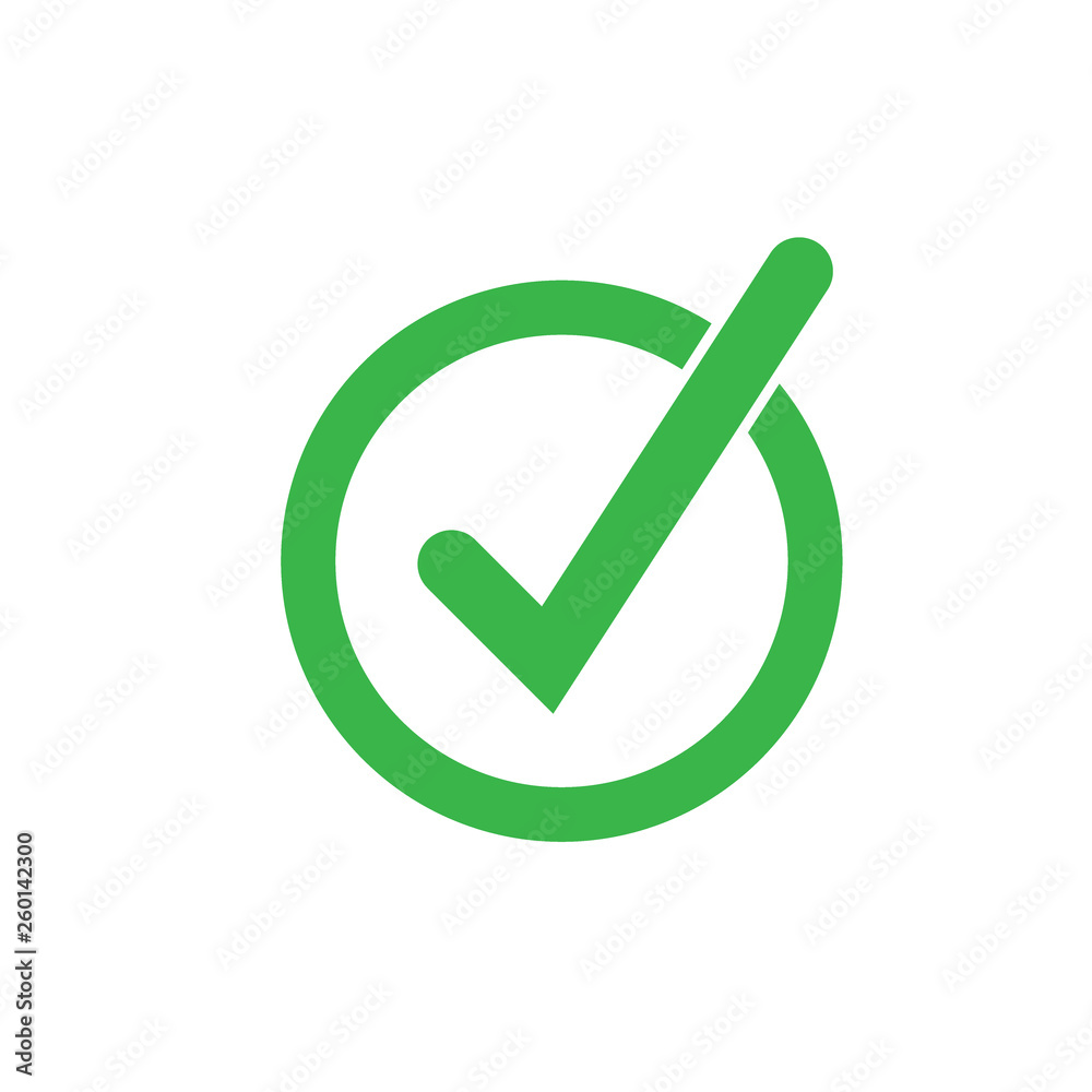 check icon vector. check mark icon. check list button icon Stock Vector ...