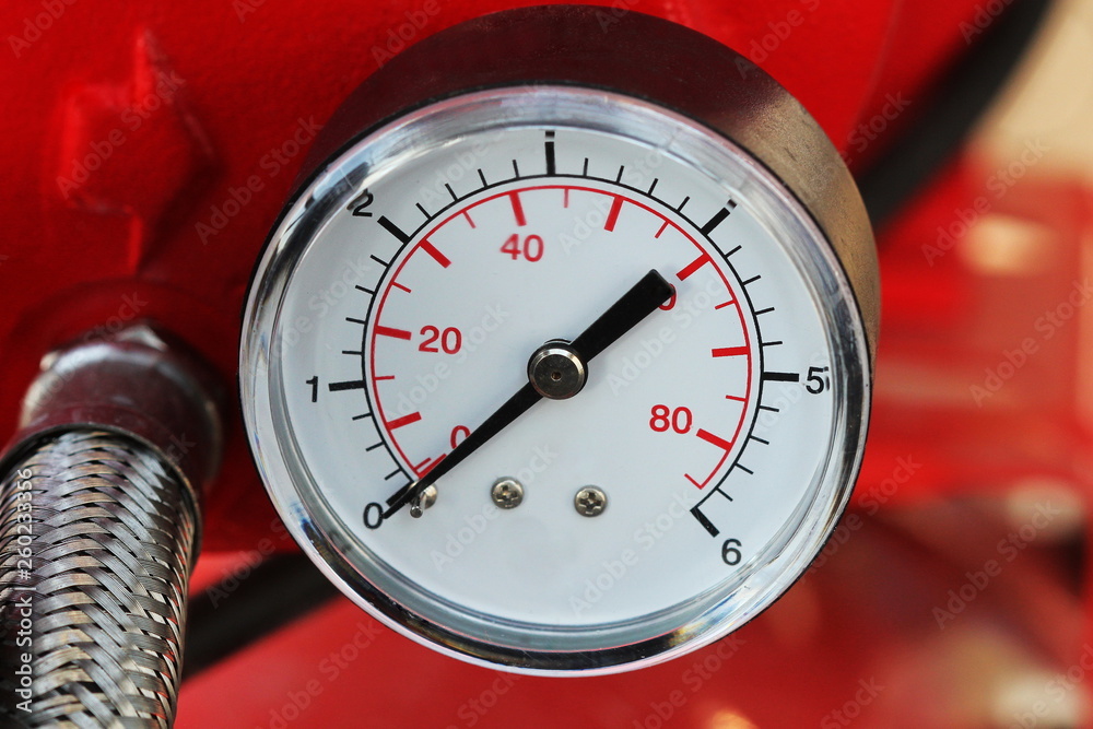 Mechanical pressure gauges. Traditional instruments for measuring ...