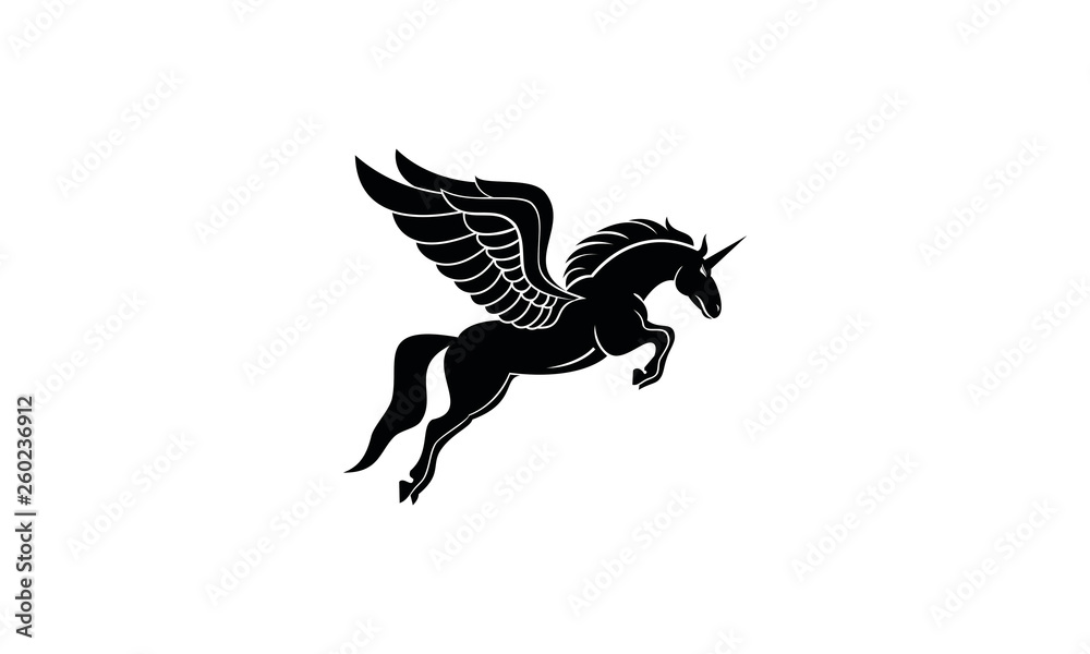 Pegasus vector Stock Vector | Adobe Stock