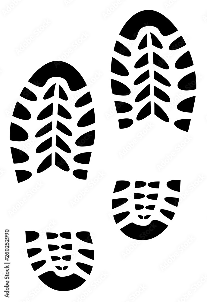 Shoes Print Vector