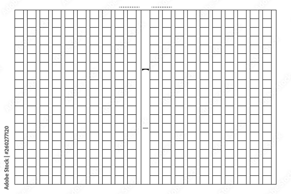 Poster Squared manuscript paper – Wall Art | UkPosters