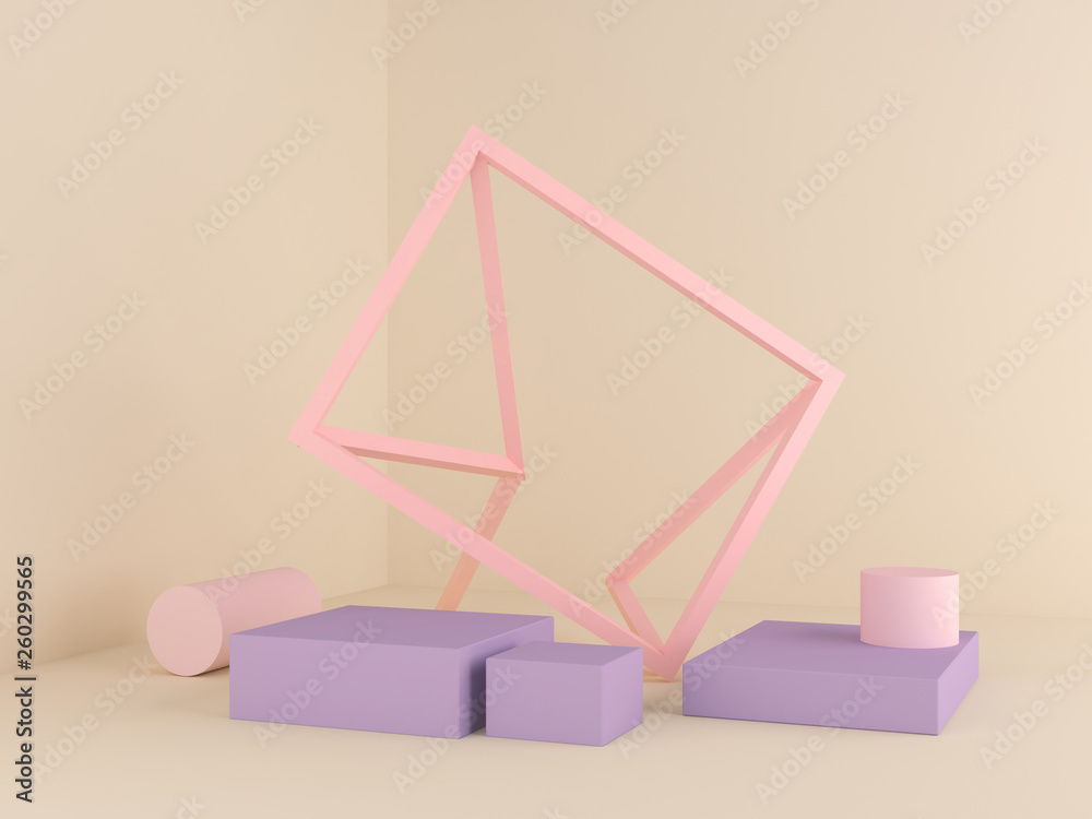 abstract geometric shape background, modern minimalist mockup for ...