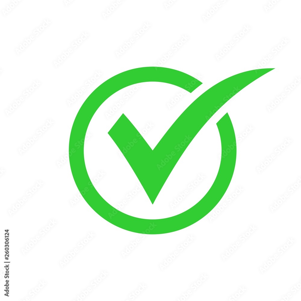 Póster check list button icon. check icon vector. check mark icon ...