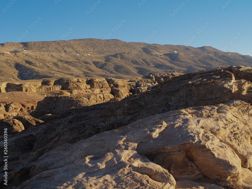 Petra; Raqmu - historic ruins of the ancient, rock city of the Nabatean ...