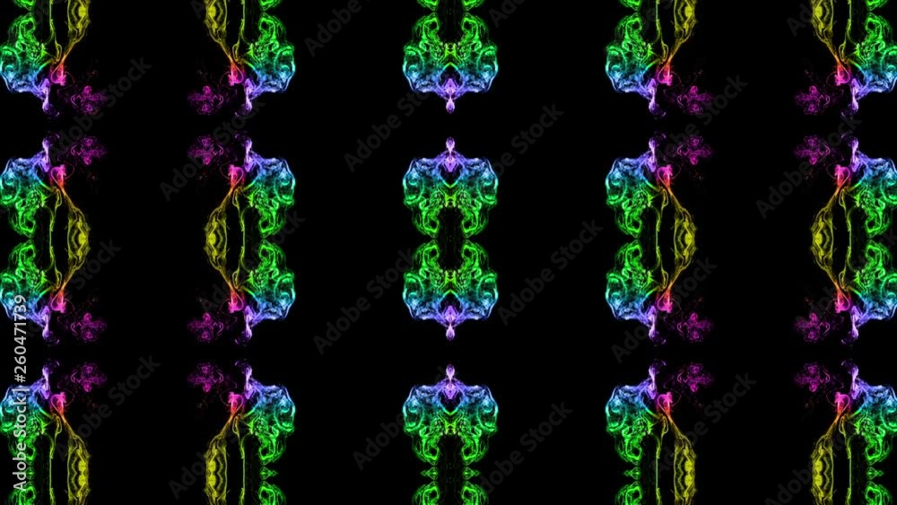 Stockvideon Abstract particles background. 4k luminous particles move ...