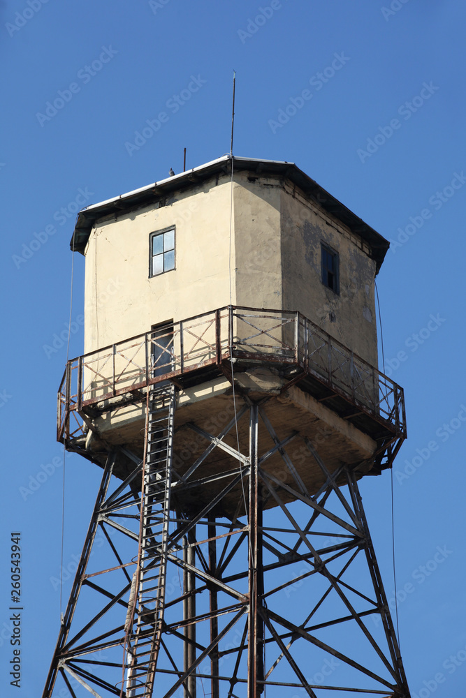 Observation tower in nature Stock Photo | Adobe Stock