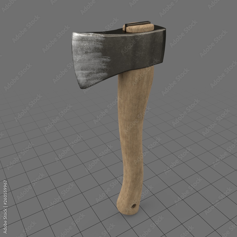 Axe cleaver Stock 3D asset | Adobe Stock