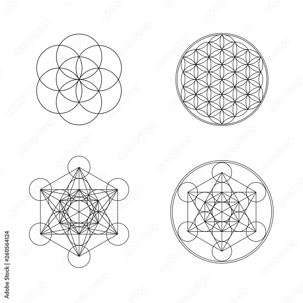sacred geometry Stock Vector | Adobe Stock