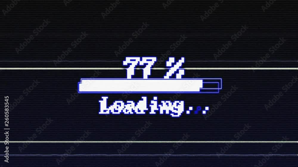 DARK WEB Glitch LOADING BAR and Text Animation, Rendering, Background ...