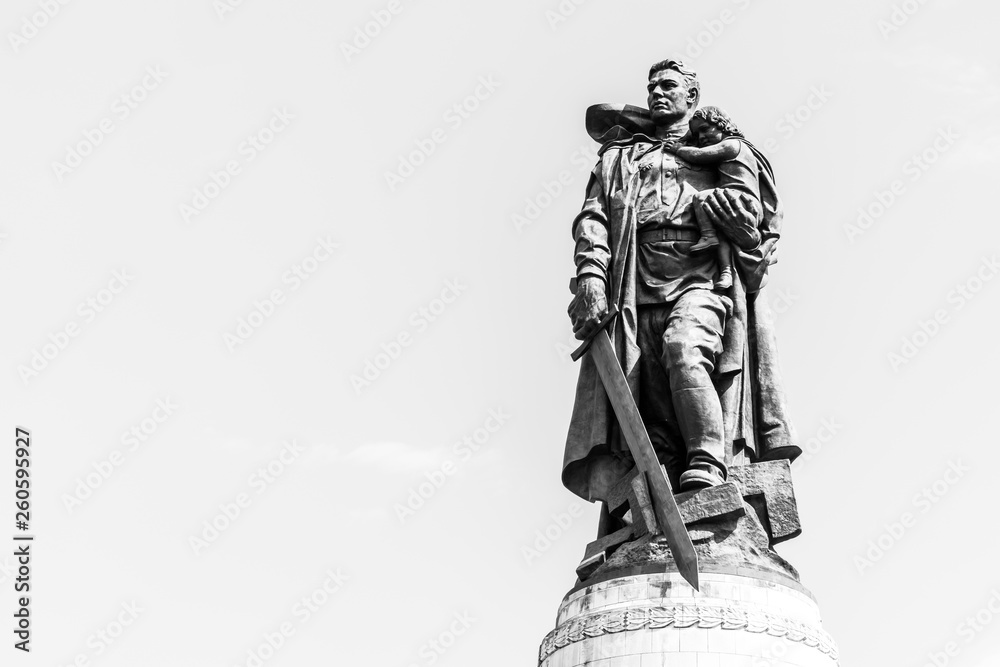 Soviet War Memorial (Treptower Park). The soldier-liberator monument ...