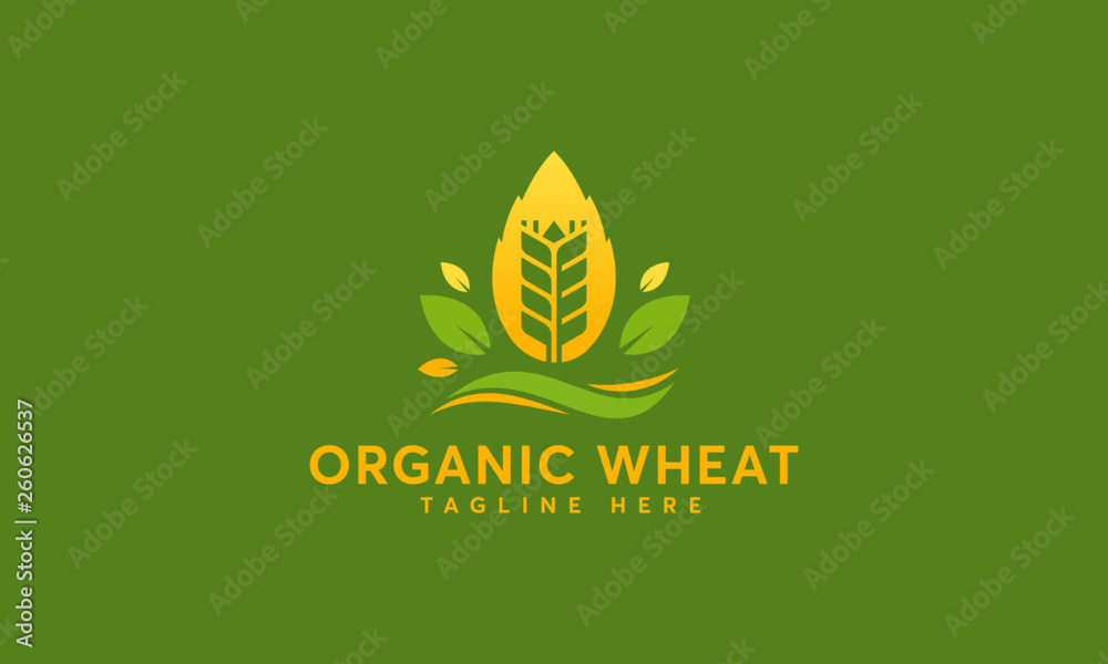 Green Wheat Logo