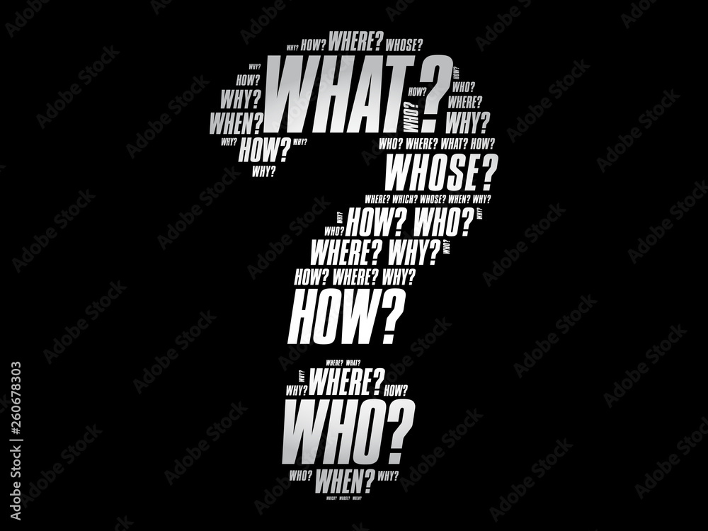 Question mark - Questions whose answers are considered basic in ...