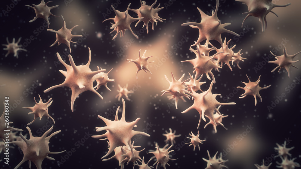 3D illustration of blood platelet Stock Illustration | Adobe Stock